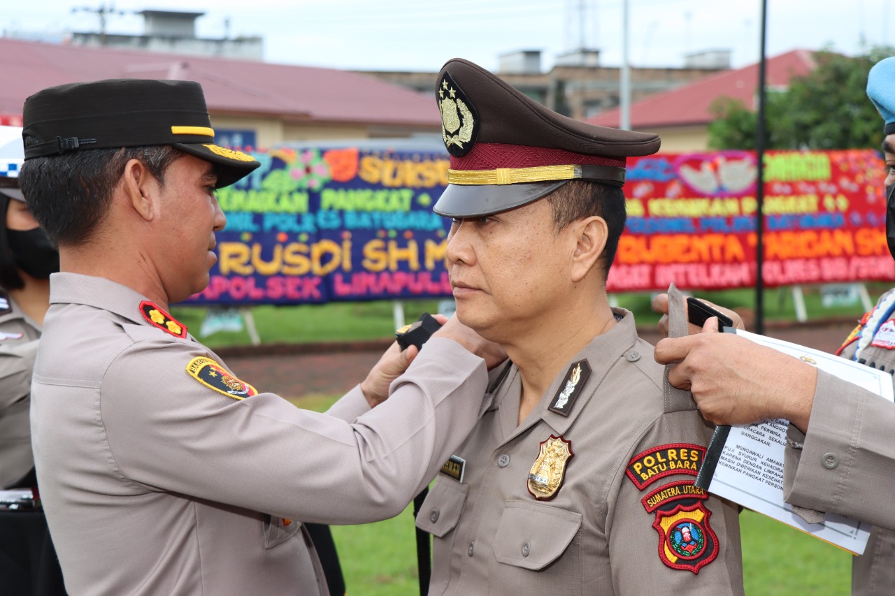 33 Perwira Dan Bintara Polri Naik Pangkat Di Polres Batu Bara Berita