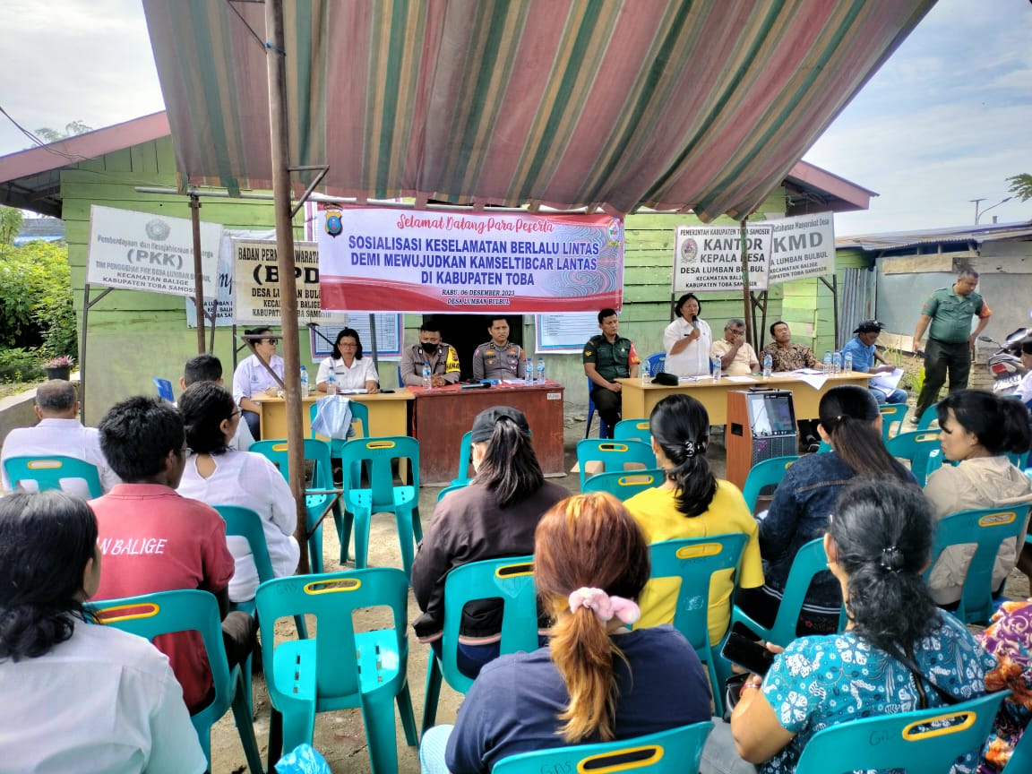 Satlantas Polres Toba Gencar Laksanakan Sosialisasi Tertib Berlalulintas dan Cooling System ...