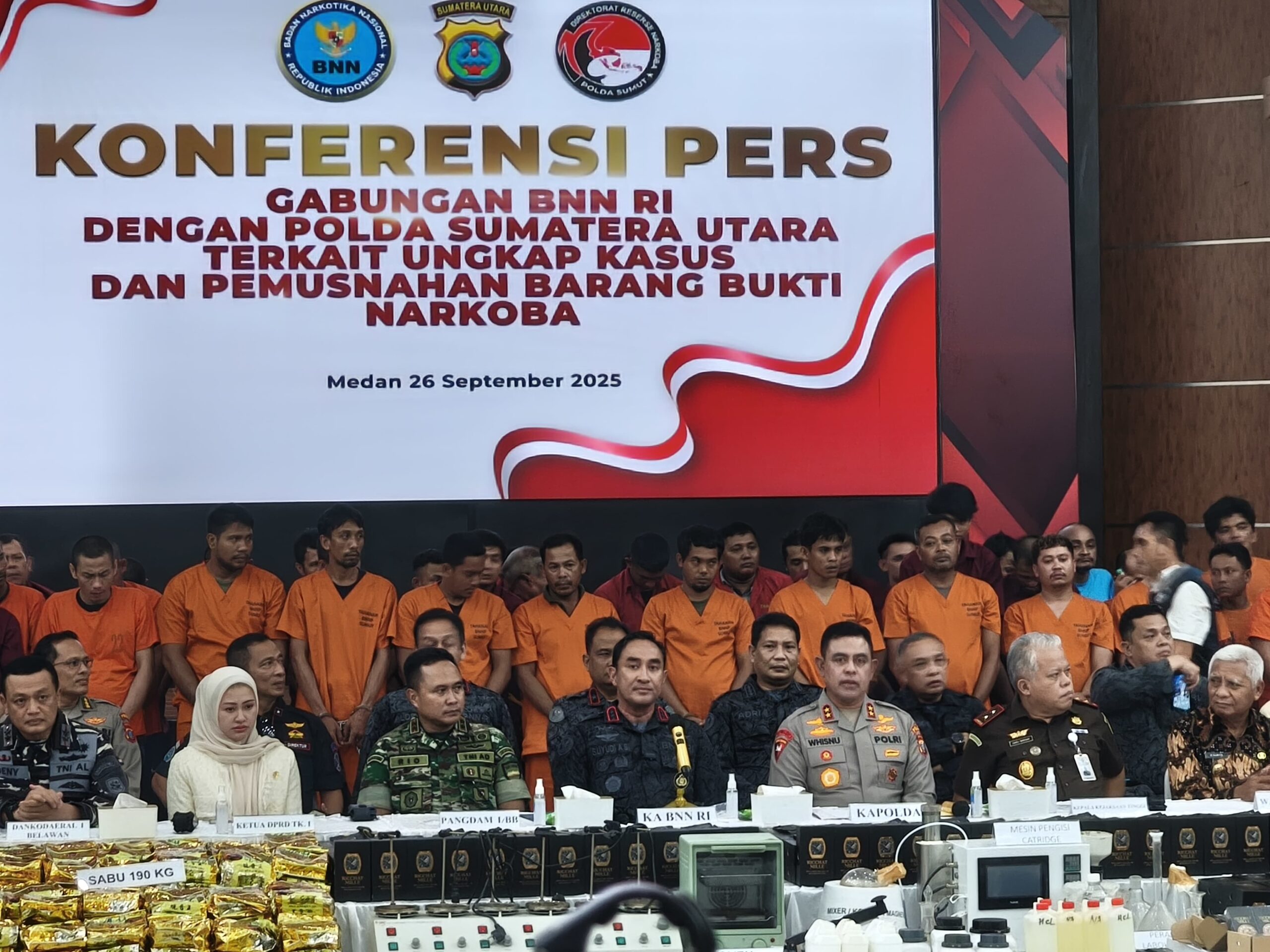 Sumut & Aceh Diguncang! BNN RI dan Polda Sumut Ungkap Jaringan ...